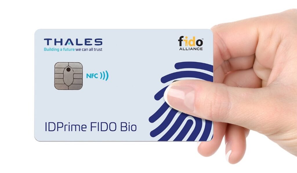 Thales SafeNet IDPrime FIDO Bio smart card - Gemcard